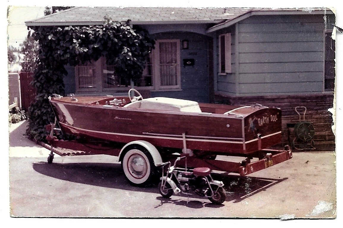 Small Wooden Speed Boat