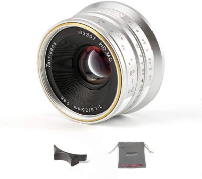 7artisans 25mm F1.8 APS-C Manual Focus Prime Fixed Lens for Canon EOS-M ...