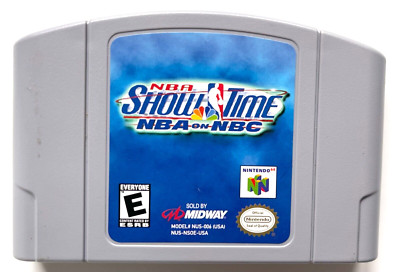 VINTAGE NINTENDO 64 "NBA SHOW TIME" BASKETBALL GAME NBA ON NBC FOR THE ...