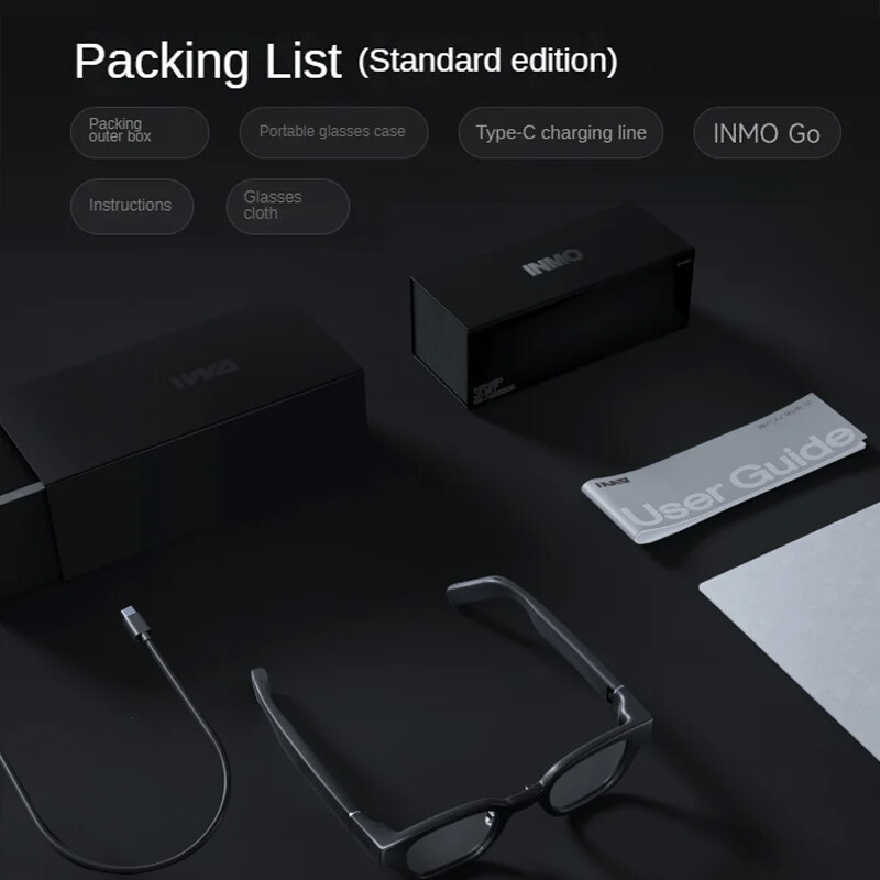 INMO GO Smart Wireless AR Glasses AI Assistant Subtitle Translation ...