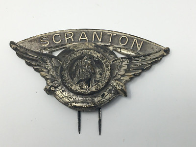 Vintage St Christopher Scranton Sun Visor Pin Saint Auto Guide Highway ...