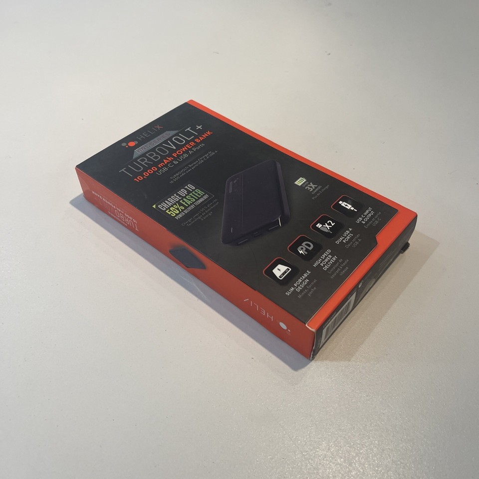Turbo Volt 10,000 mAh Power Bank USB-C & USB-A Ports Pro Series | eBay