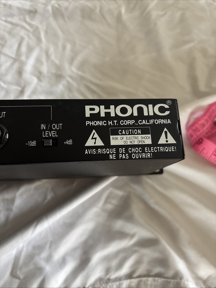 Phonic PCL 3200 Dual Channel Compressor Limiter Gate – For Parts ...