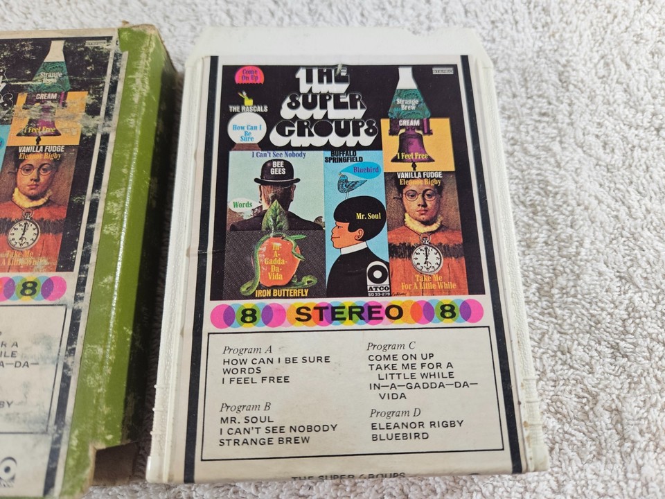 The Super Groups 8-Track Tape. REBUILT! Free shipping. | eBay