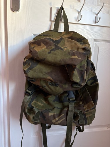 Genuine British Army Camo Backpack Camouflage Rucksack Green Military ...