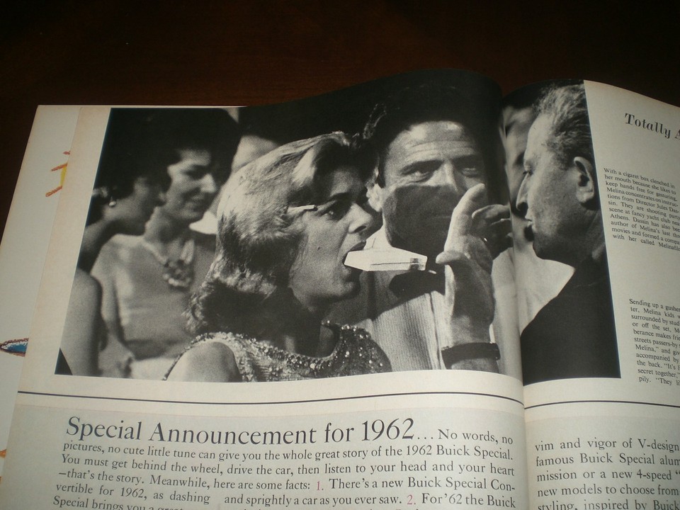 Melina (Mercouri) Gives All (Article in LIFE Magazine) October 6, 1961 ...