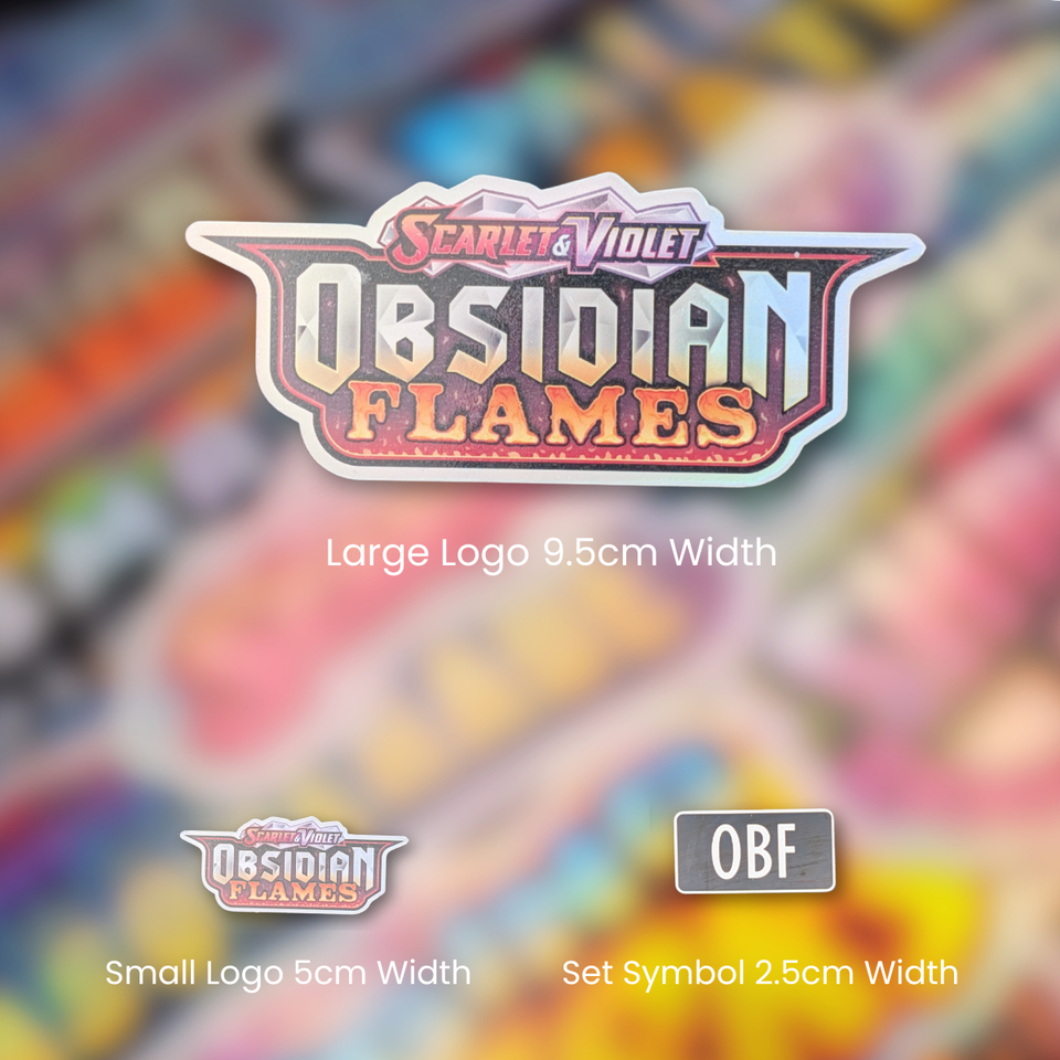 Pokemon Binder Stickers - All Scarlet & Violet - Inc Set Symbol - You ...