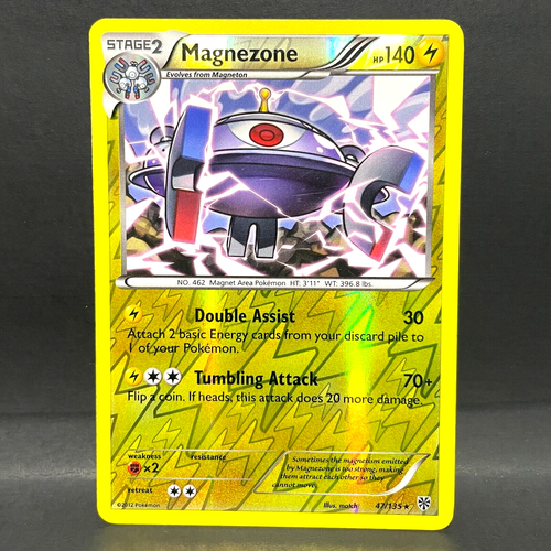 2012 POKEMON PLASMA STORM MAGNEZONE 47/135 REVERSE HOLO (RARE) | eBay