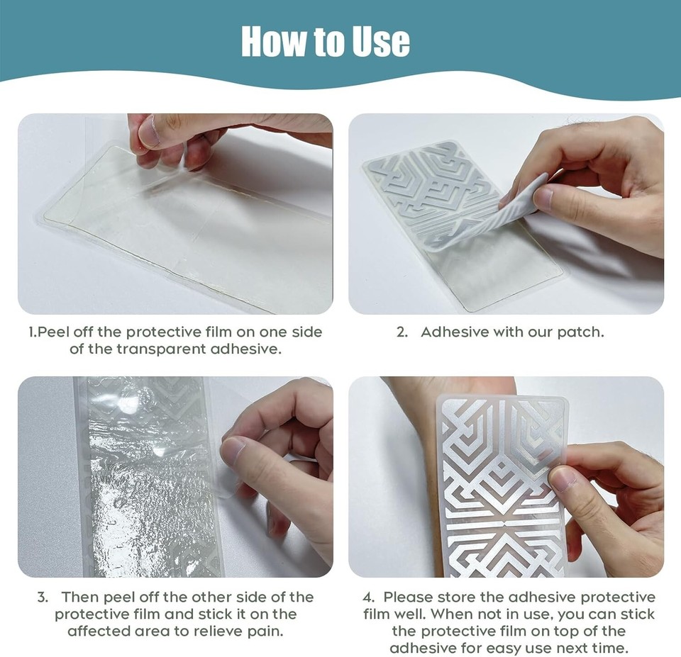 Reusable Pain Patch, for Sore Muscle Relief - Pain Relief Patches for ...