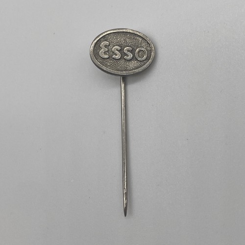 Vintage Esso Gas Oil Company Silver Tone Oval Advertising Stick Pin | eBay