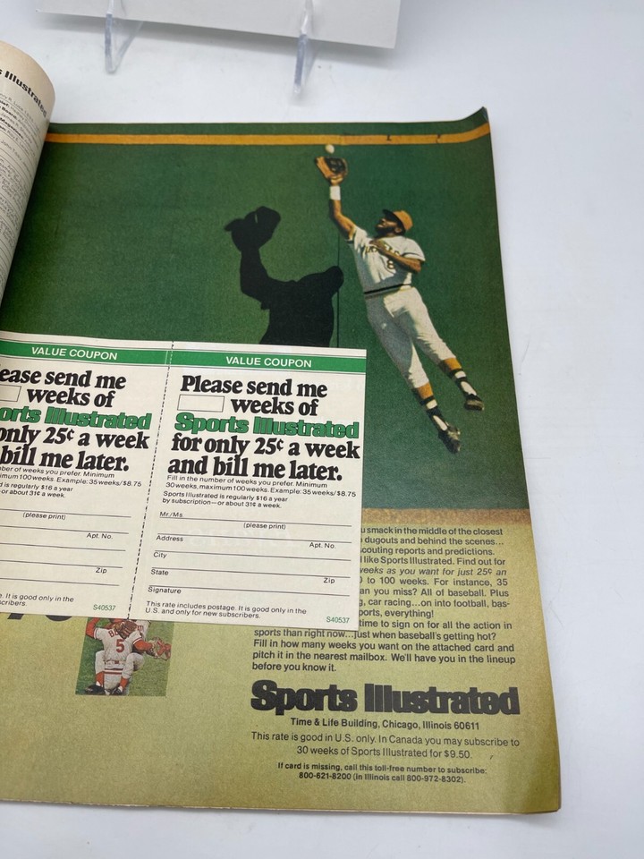 Sports Illustrated May 1976 The Big Blast Off Home Run Champ Mike ...