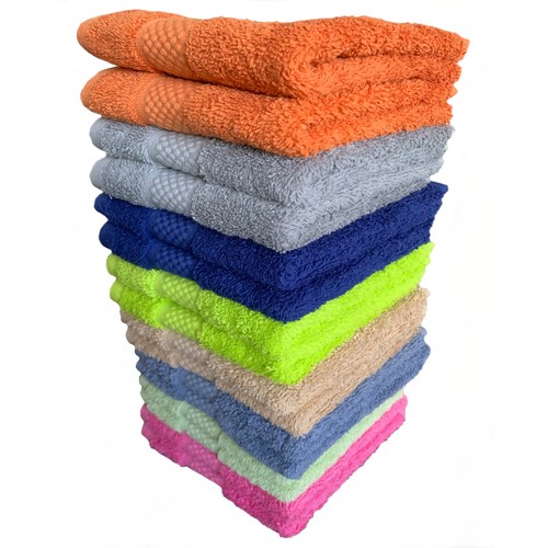 Face Cloths Pack of 2 Turkish Organic Combed Cotton 600gsm Thick Soft ...