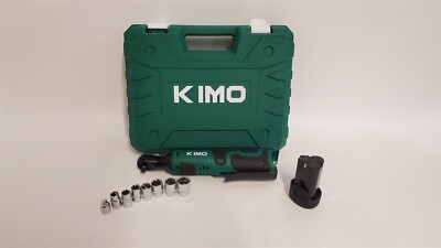 Kimo Cordless Electric Ratchet Wrench Set, 40 Ft-lbs, 400 RPM, 12V ...