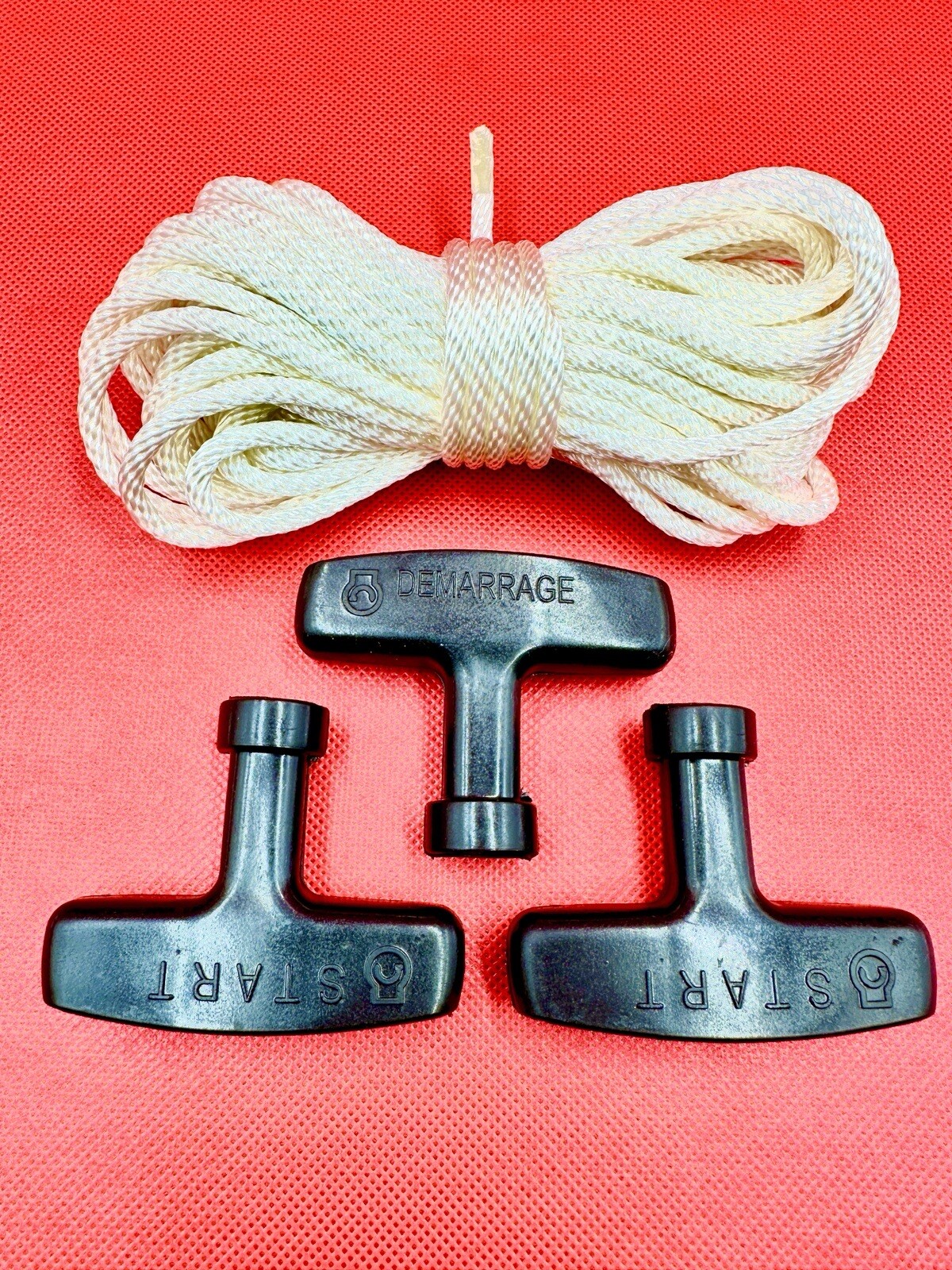 Starter Rope Pull Cord 5mm x 10m (30Feet) w Handle for Honda Briggs ...