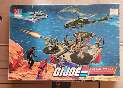 Vintage 1985 GI Joe Mural Puzzle Battle 3 with Box | eBay