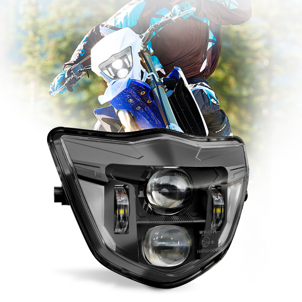 For Yamaha WR450F WR250F 2013-2023 LED Headlight Assembly High Low Plug ...