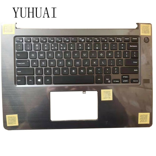 keyboard NEW for DELL Vostro 14-5468 US Upper Case Palmrest cover with ...