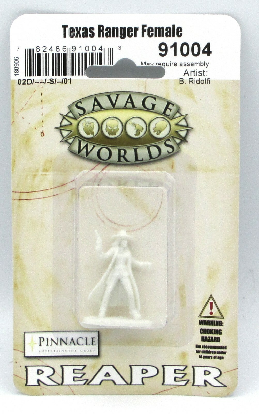 Reaper 91004 Texas Ranger Female (Savage Worlds Bones) Old West ...