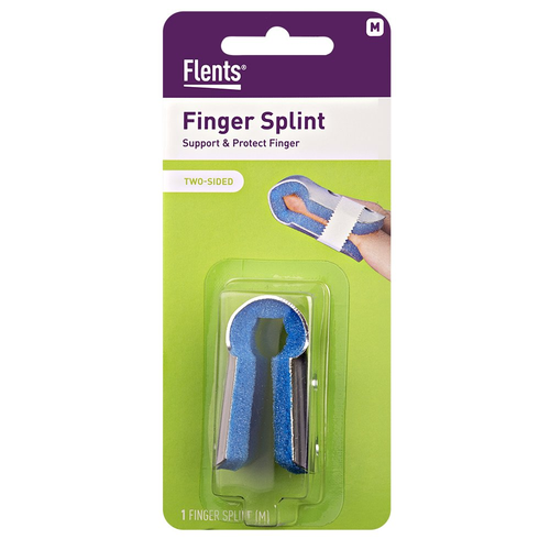 Finger Splint, 2-Sided Splint, Medium, Supports & Protects Injured ...