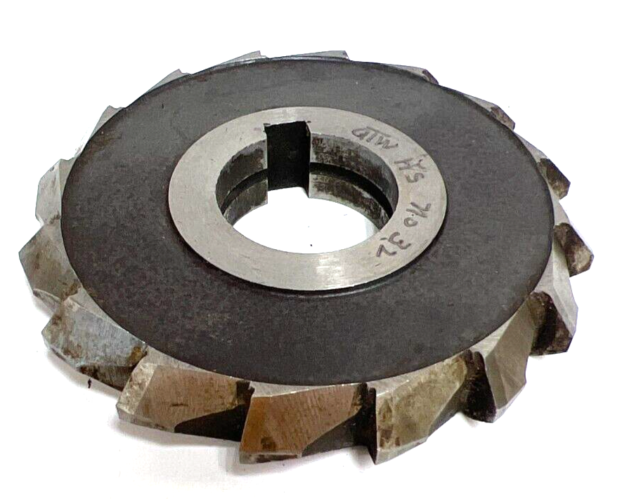 QTW NO.32 SPLINE CUTTER 3 1/8' OD 1' ARBOR | eBay