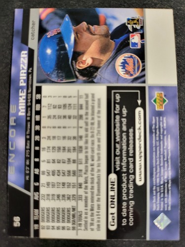 1999 Upper Deck Encore Mike Piazza card #56 Mets | eBay