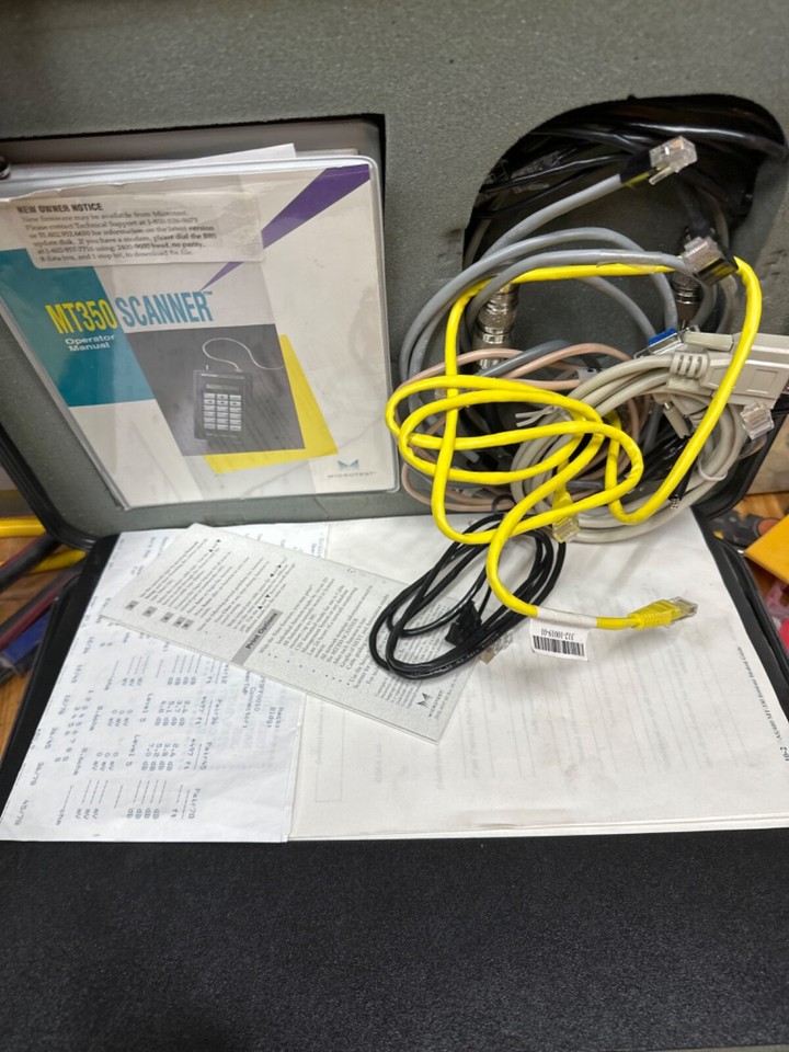 Microtest MT350 Scanner with Case and Accessories | eBay