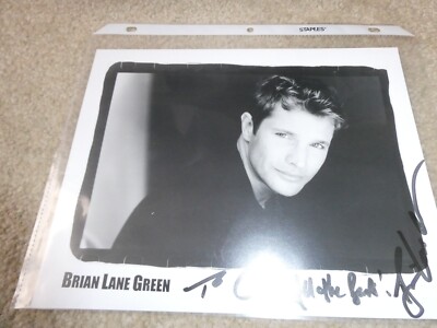 Actor Brian Lane Green Autograph Signed 8x10 Promo Photo Photograph | eBay