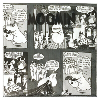 Moomin Paper Napkins Cocktail 20 pcs 33 cm | eBay