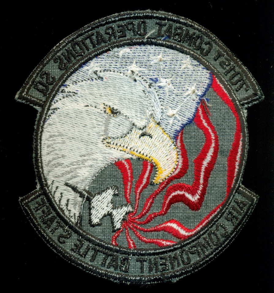 USAF 701st Combat Operations Squadron Air Component Battle Staff Patch ...