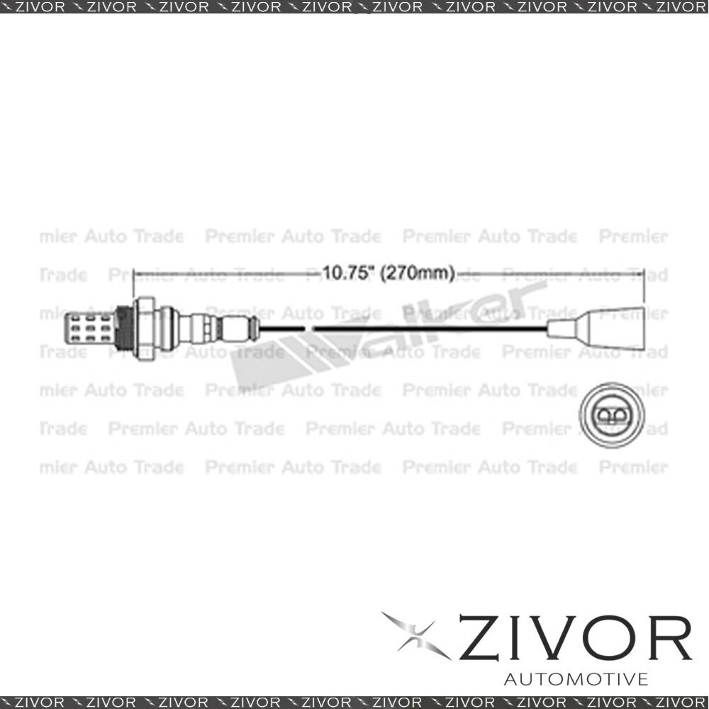 New WALKER Pre-Catalytic Oxygen Sensor For Nissan Pintara 2.4 KA24E 4 ...