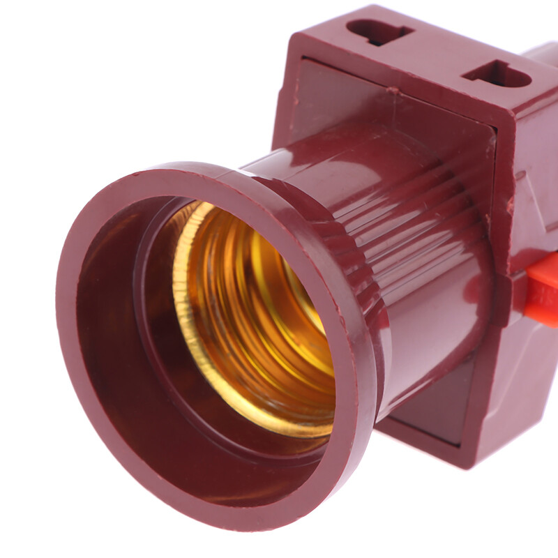 E27 Screw Multi-purpose Socket Switch Lamp Holder Plug Socket Lamp Base ...