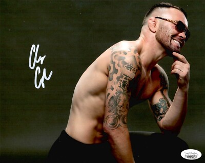 Colby Covington autographed signed 8x10 photo UFC JSA Witness Usman ...