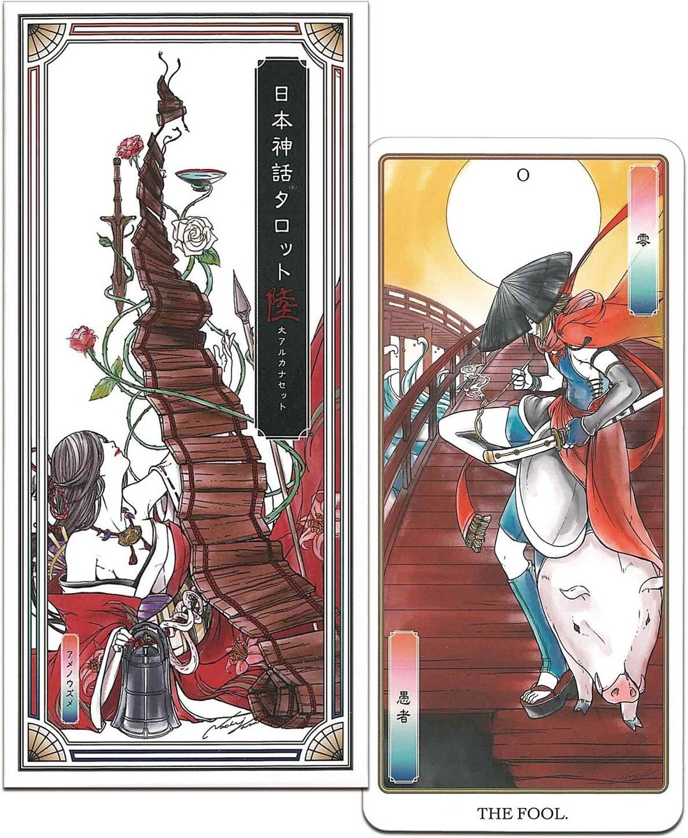 Japanese Tarot Deck Combine Readings And Traditional Japanese Art With