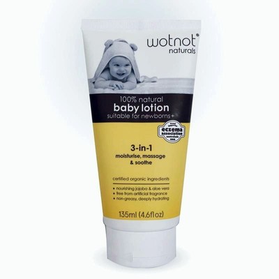 WOTNOT 100% NAT BABY LOTION 135ML | eBay