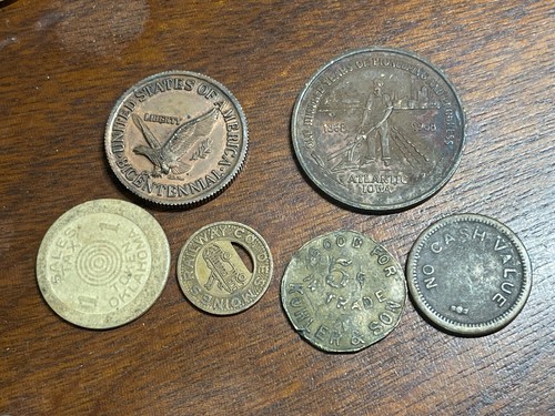 Early US 6 Medal Token Coins lot | eBay