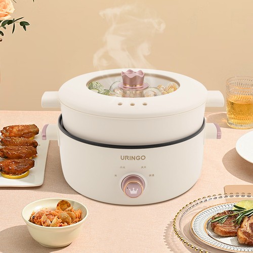 3L Electric Hot Pot Household Cooking Machine Portable Multi Cooker w ...