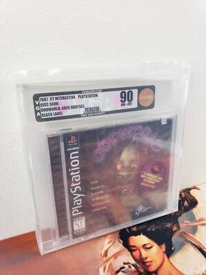 Oddworld: Abe's Oddysee 1st Print Sticker (PlayStation 1) Graded not ...