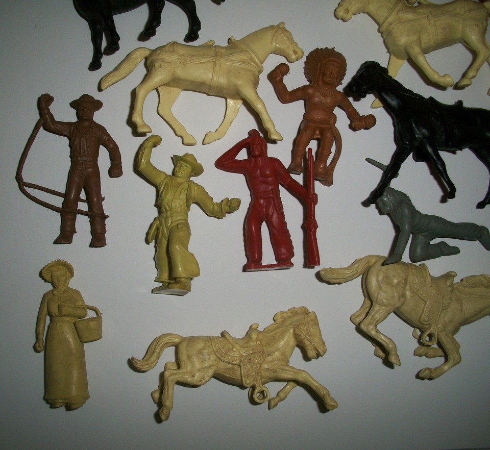 Marx Wild west play set figures collection | eBay