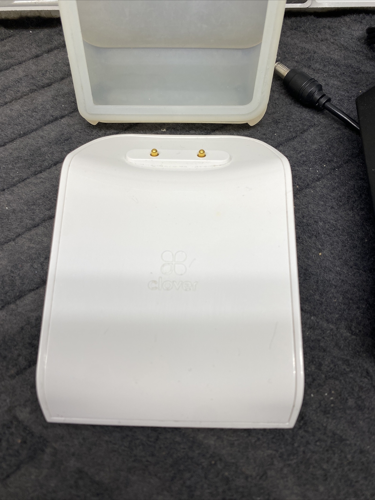 clover K400 C401u Flex 2 Charging Cradles Base + Power Supply 2 Bumpers ...