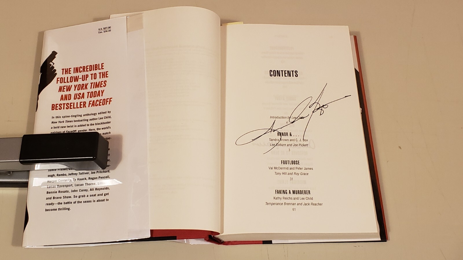 MATCHUP edited by LEE CHILD **Signed** +TS+ | eBay