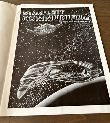 Starfleet Communique Magazine- April/May 1991 Vintage Star Trek TNG | eBay