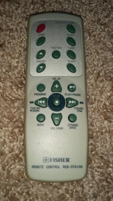 Fisher Desktop Audio Remote Control REM-DTA100 | eBay