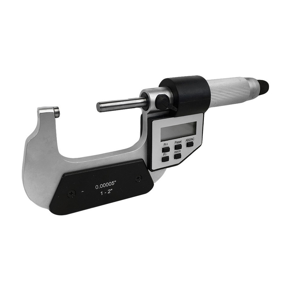 1-2" / 25-50mm IP54 5-Key Electronic Digital Outside Micrometers 0. ...