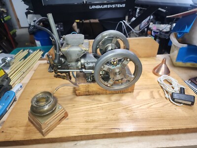 Shop Hobby Made RUNNING MACHINED HIT MISS MODEL GAS ENGINE MODEL 5.5 ...