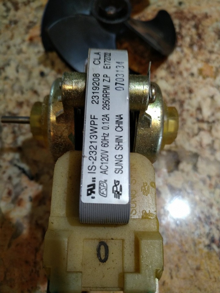 For Magic Chef Refrigerator Evaporator Fan Motor Part # NP8956106PAZ660 ...