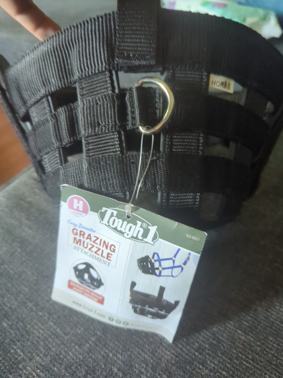 NEW Tough-1 Easy Breathe Poly Nylon Small Horse Grazing Muzzle ...