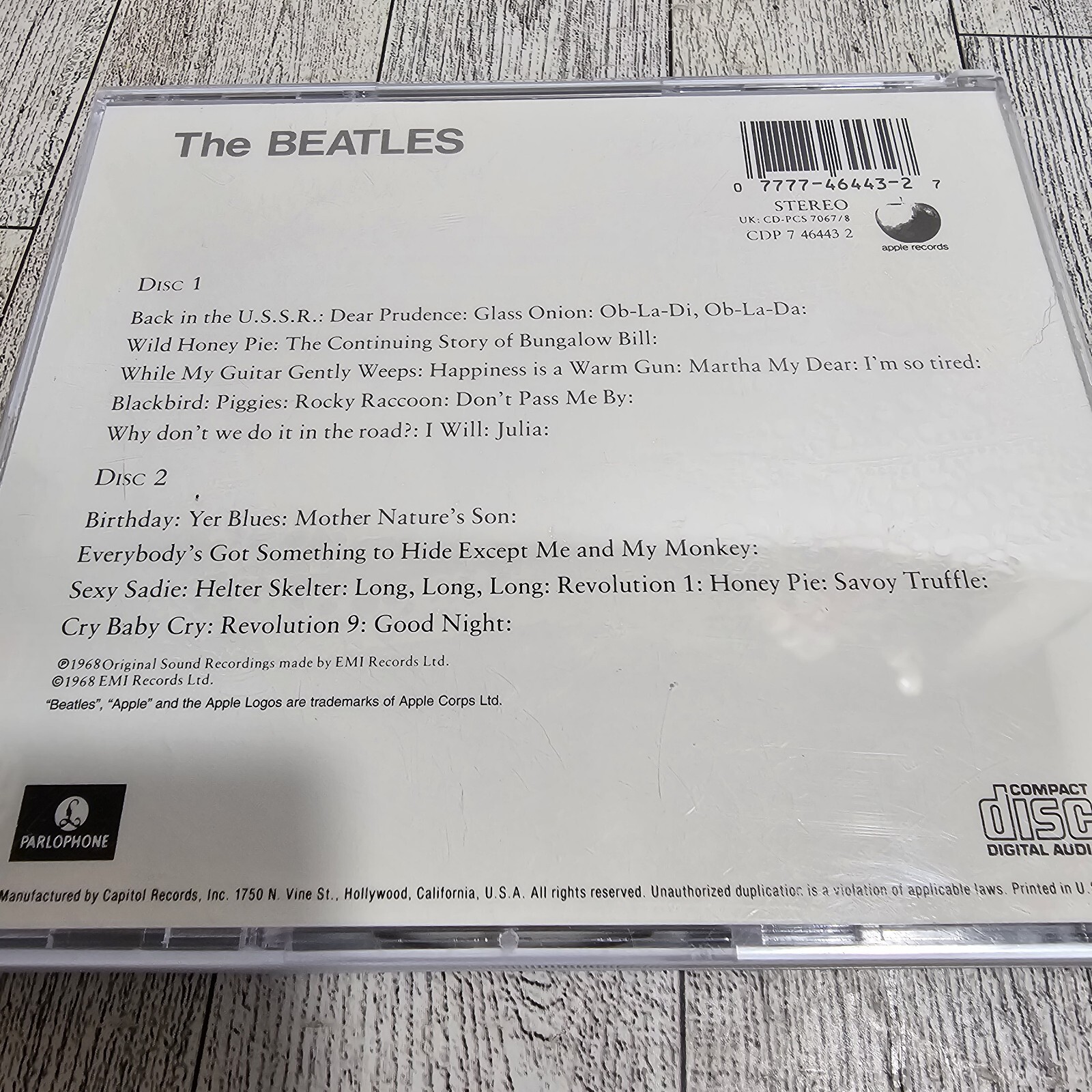 The Beatles White Album 2 CD Set 46443 | eBay