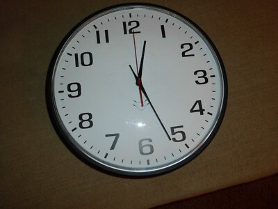 MIDWEST TIME CONTROL WIRELESS WALL CLOCK ORIGINAL FREQUENCY 12" SIZE ...