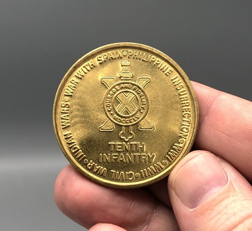 US Army 2nd BN Tenth Infantry Tomahawks Challenge Coin/Token | eBay