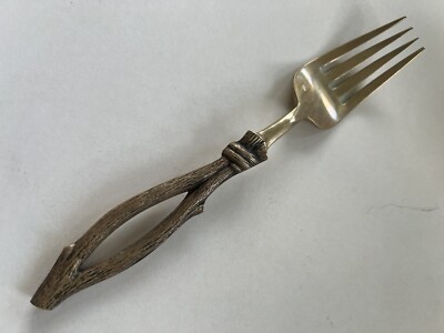 Vance Kitira Bronze Adirondack Tied Twig VKT2 Dinner Fork Flatware 7 5/ ...
